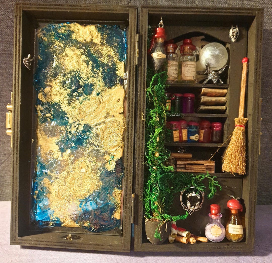 Limited Edition, Diorama, Book Nook, Gothic, Doll House, Miniature ...