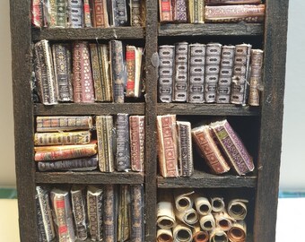 Miniature, Bookshelf, Diorama, Dnd, Dollhouse, Haunted, Spooky, Witch ...