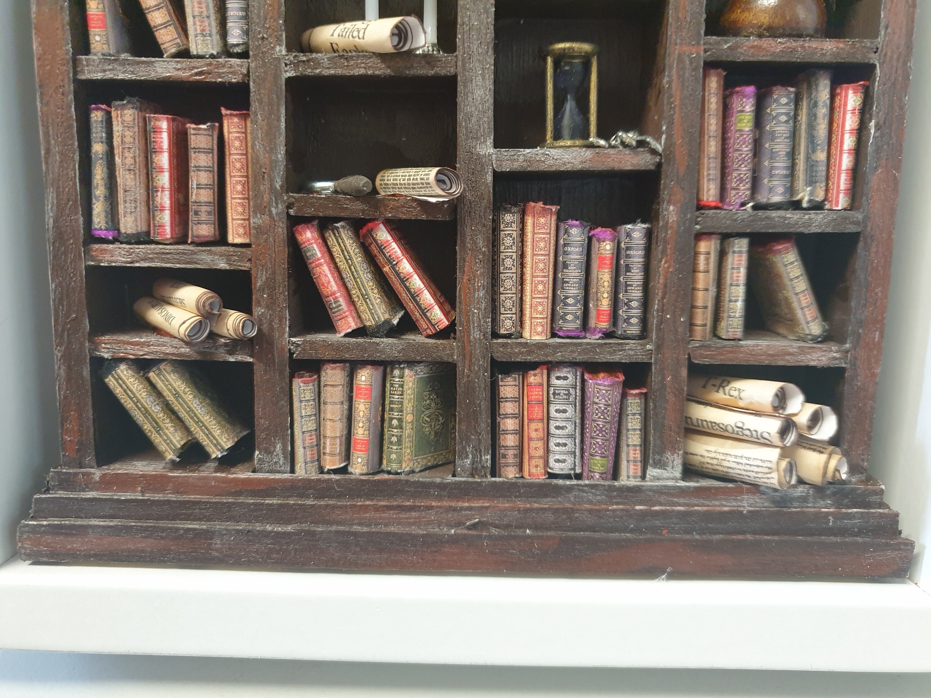 Miniature, Bookshelf, Diorama, Dnd, Dollhouse, Haunted, Spooky, Witch ...