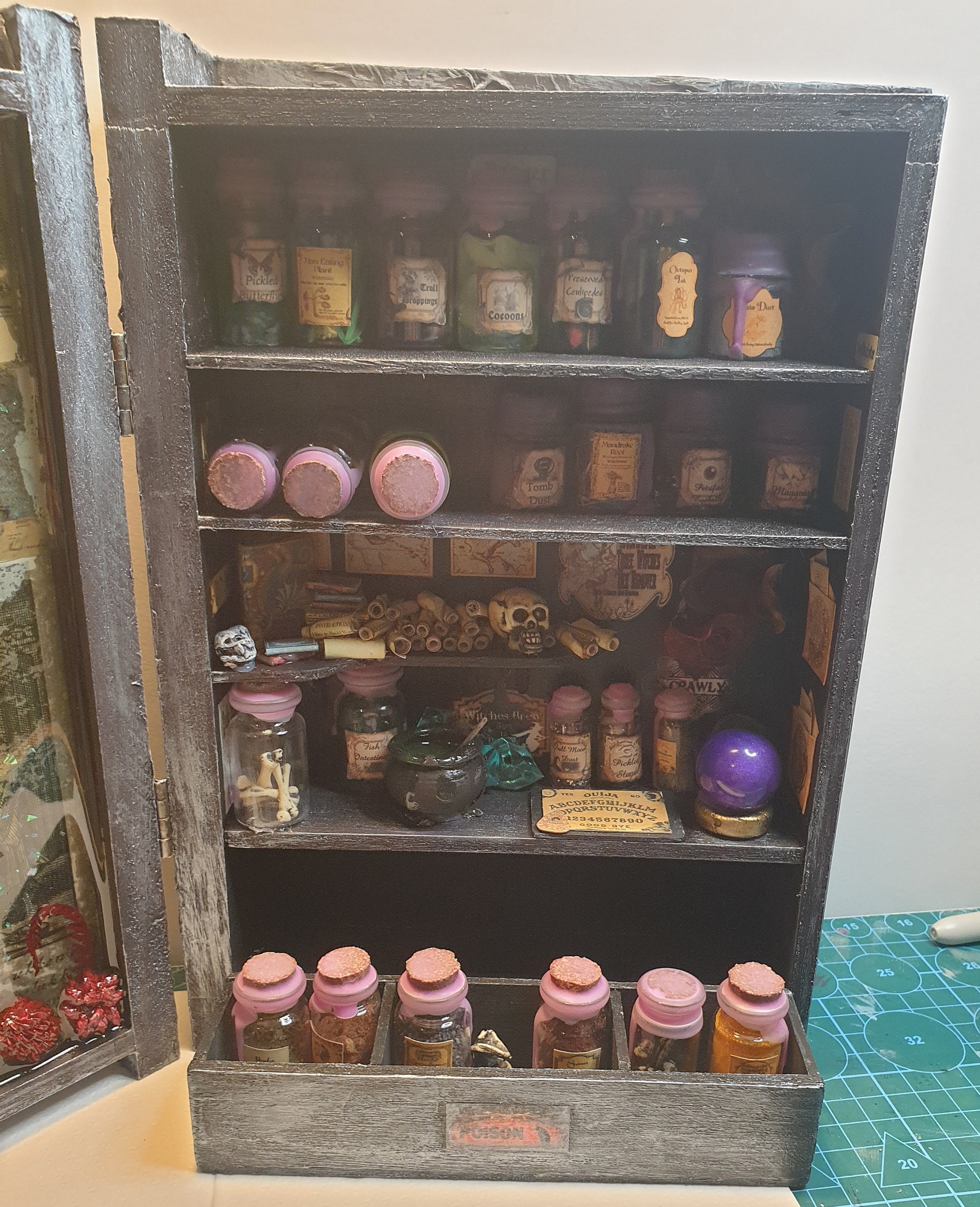 SOLD Limited Edition, Diorama, Book Nook, Gothic, Doll House, Miniature ...