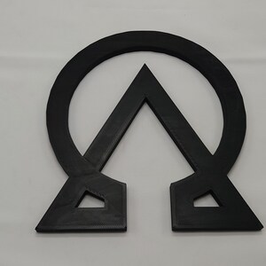 Alpha Omega Modern Geometric Wall Art - Etsy