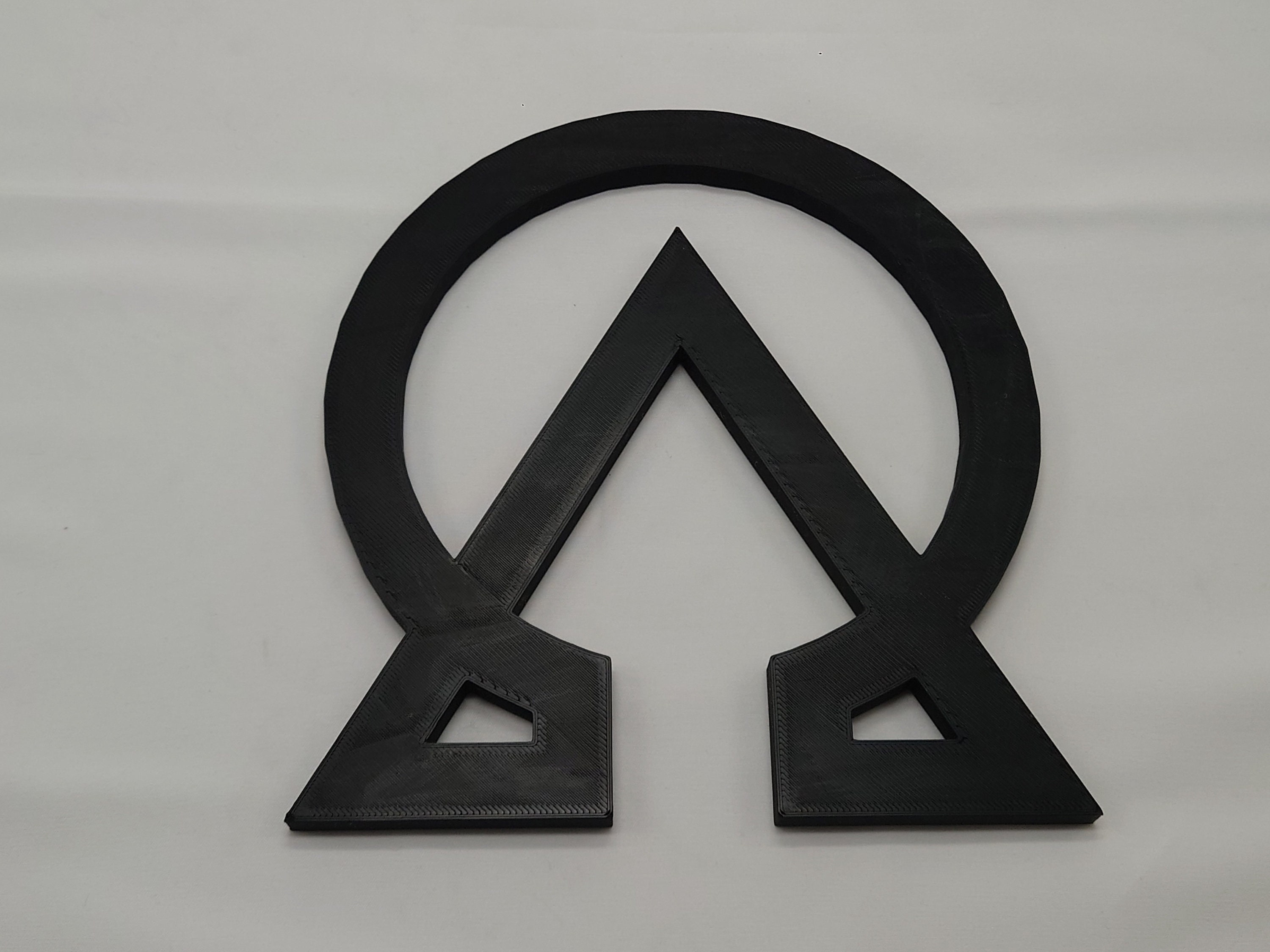 Alpha Omega Modern Geometric Wall Art - Etsy