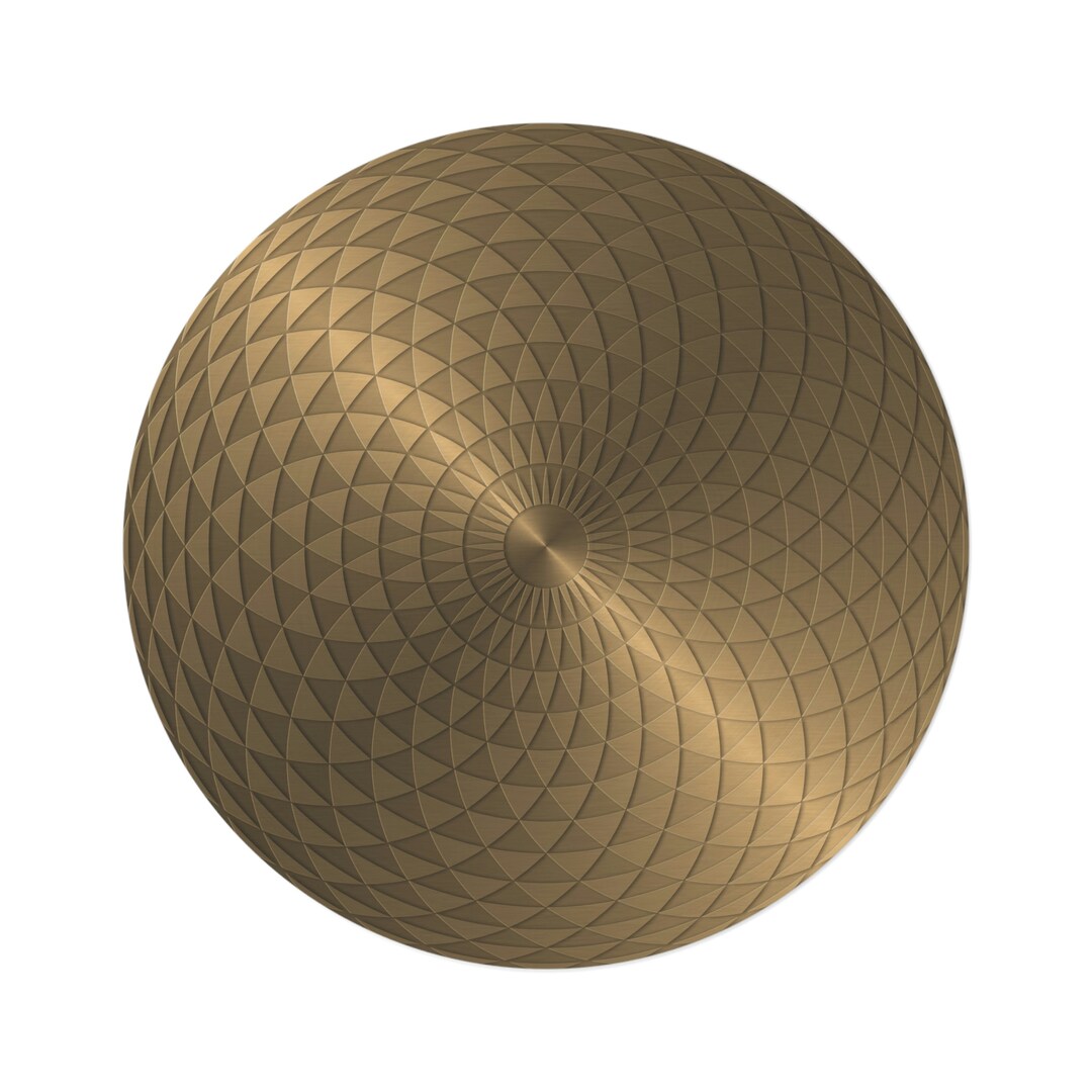 Gold Rug | Round Rug | Geometric Design | 152cm X 152 Cm | 60 X 60 In ...