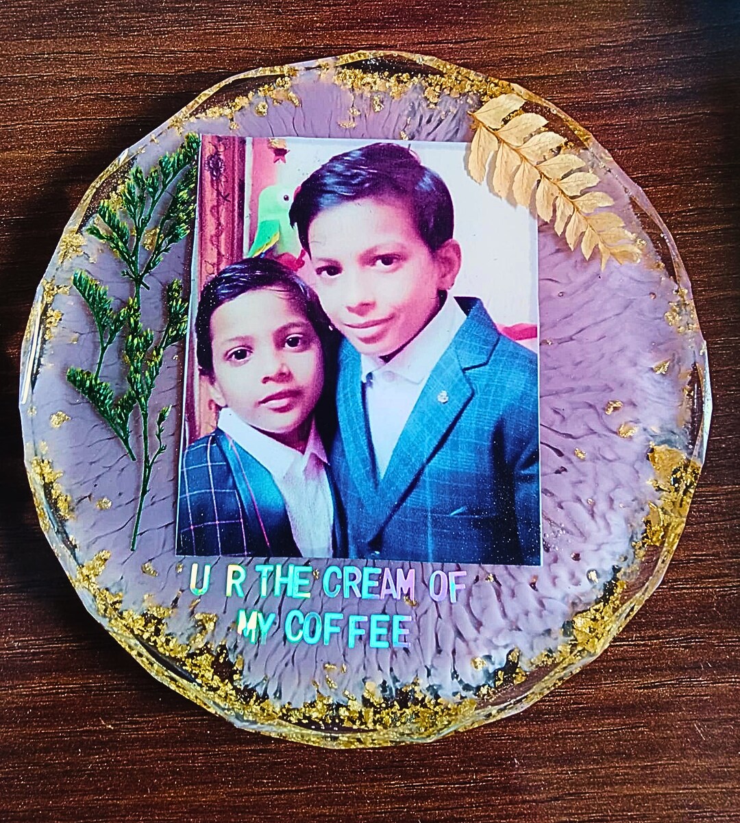 Custom Resin Photo Frame Including Stand Epoxy Resin - Etsy