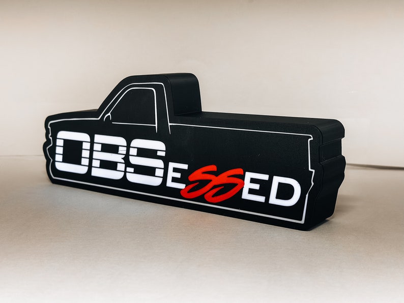 Chevy OBS Led Sign GMC Car Logo Car LED Lightbox Sign / Lamp - Etsy UK