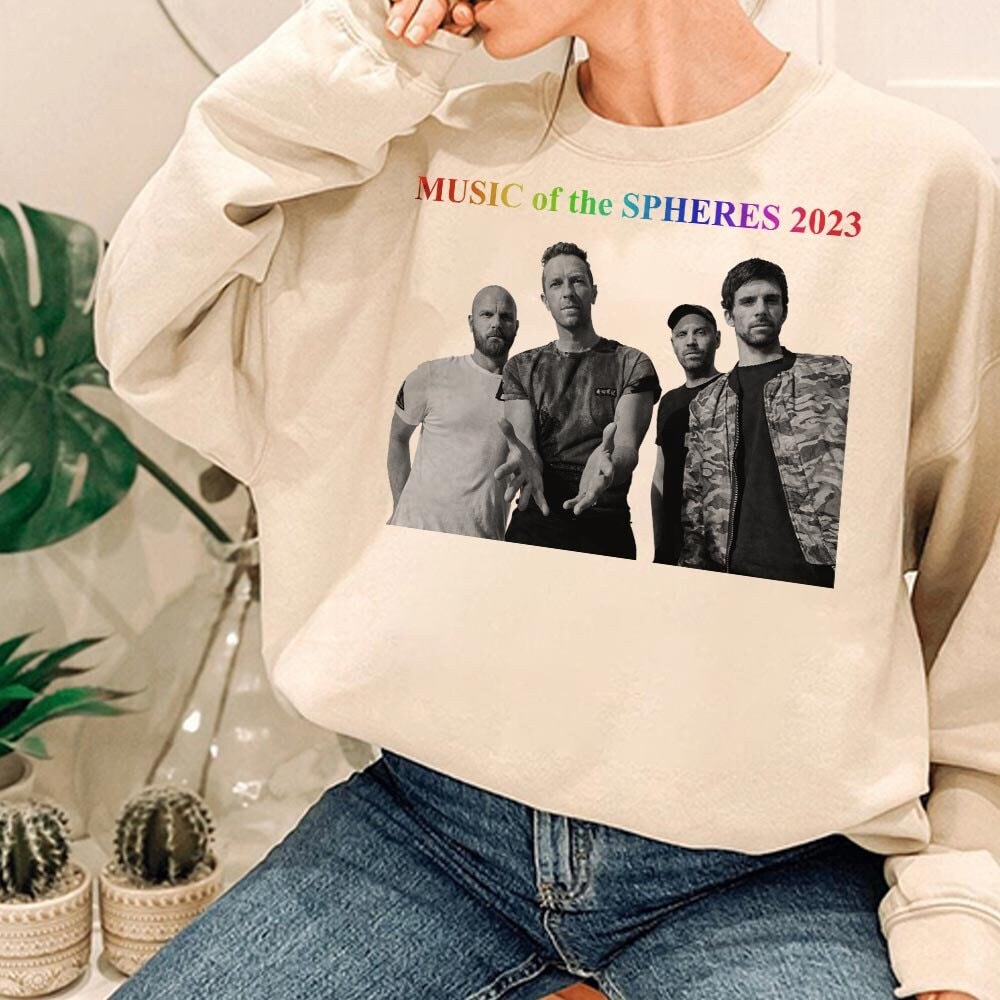 Cold Play Music Of The Spheres World Tour Sweatshirt, UK Tour 2023 ...