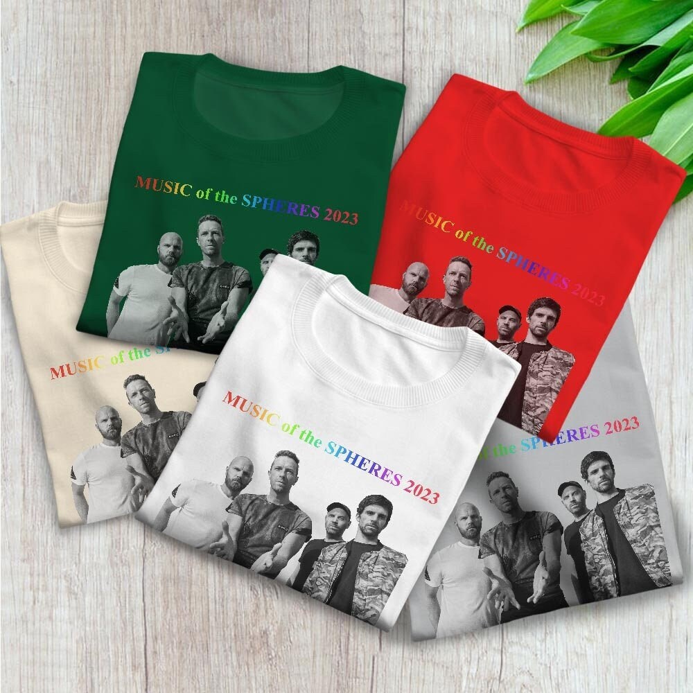 Cold Play Music Of The Spheres World Tour Sweatshirt, UK Tour 2023 ...