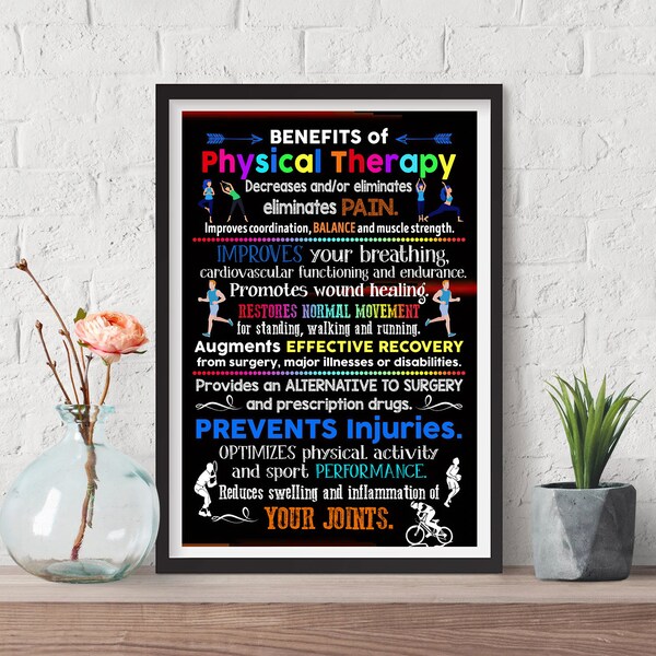 Physical Therapy Poster - Etsy
