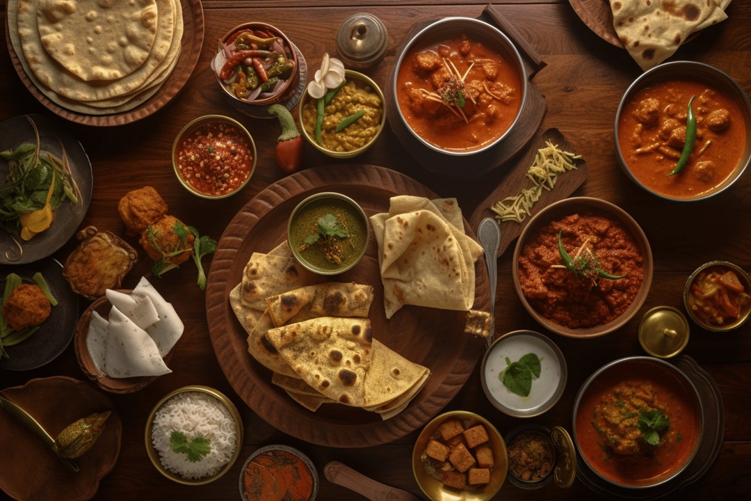 Spice up Your Space With Indian Cuisine Instant Download Digital Wall ...