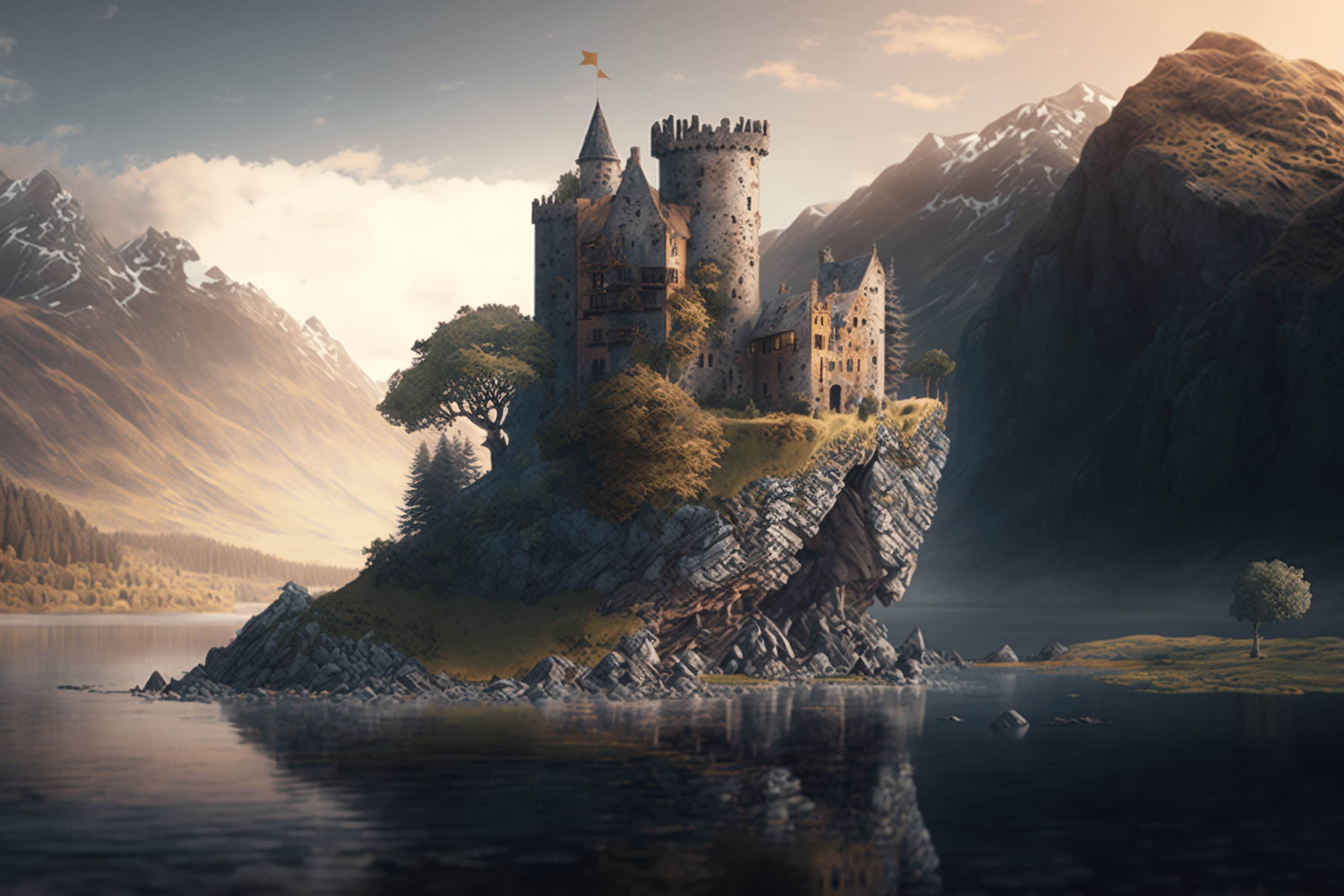 Castle Art Print - Instant Download - High Quality Digital File! - Etsy