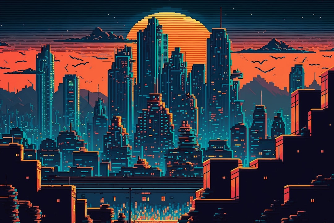 Pixel Art City