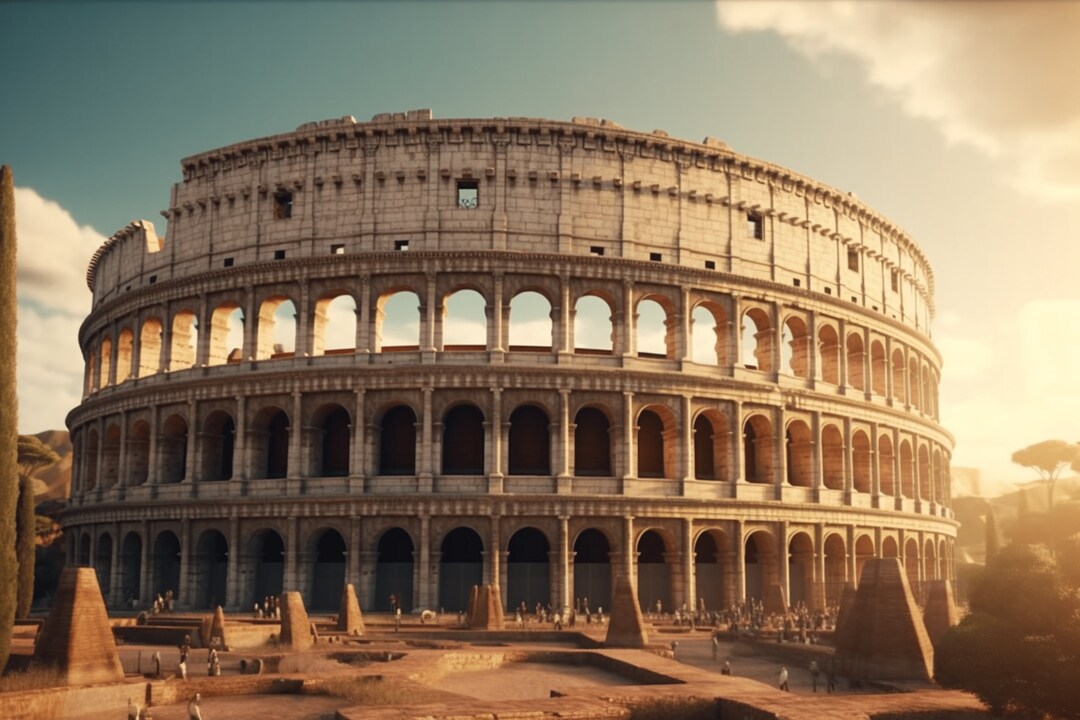 Timeless Beauty: Roman Architecture Digital Wall Art - Instant Download ...