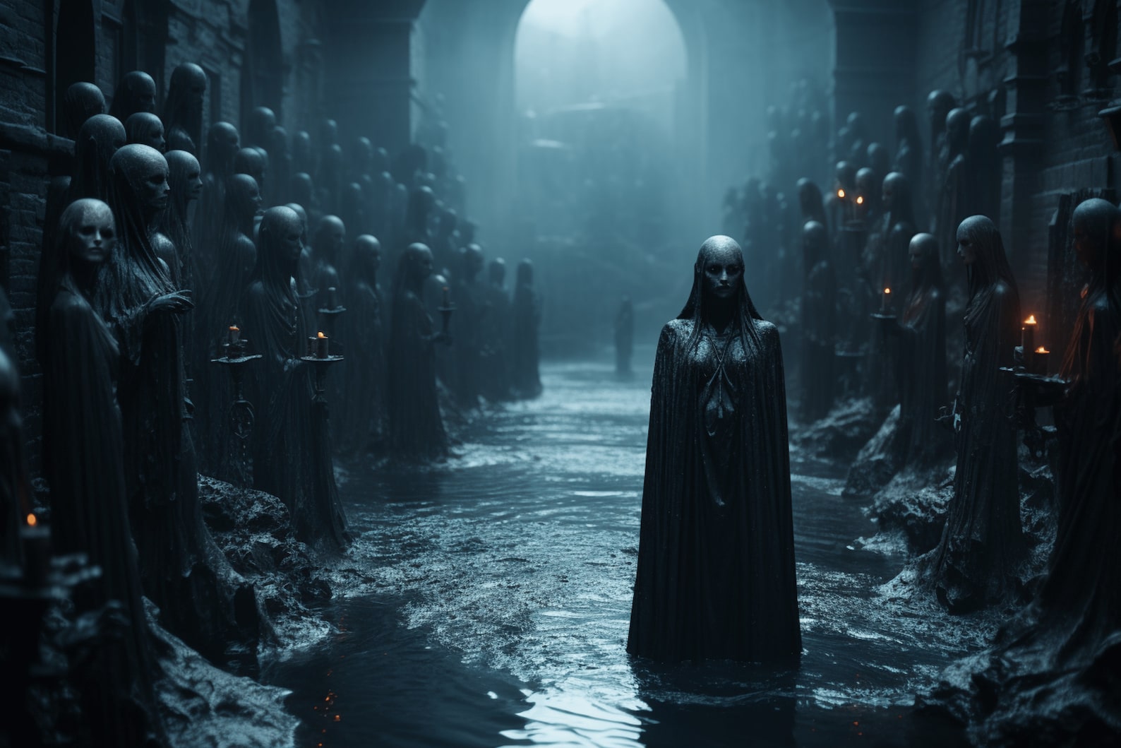 Enigmatic Underworld: Souls Filled Digital Wall Art - Instant Download ...