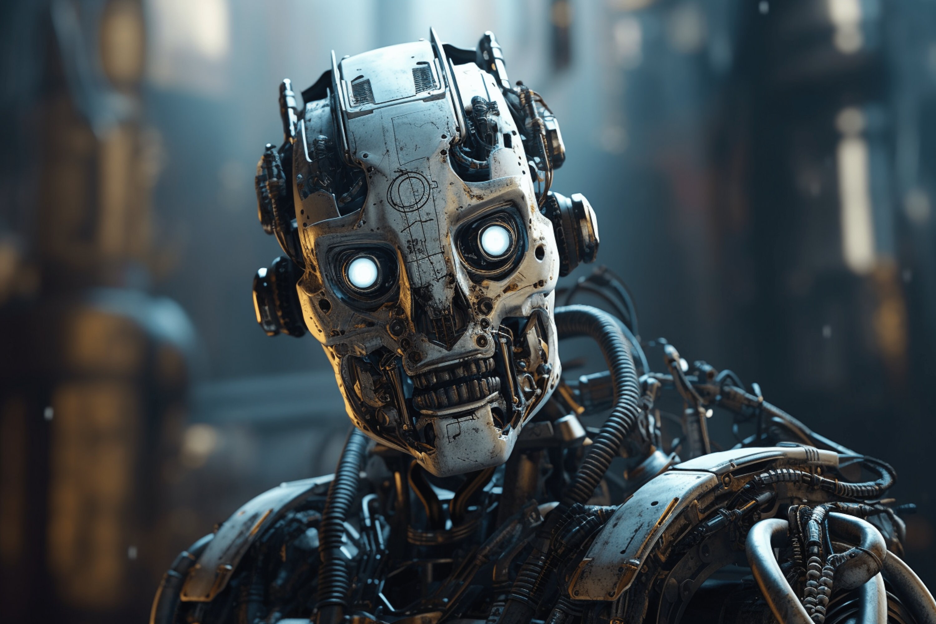 Futuristic Robot Digital Art Instant Download - Perfect for Sci-fi Fans ...