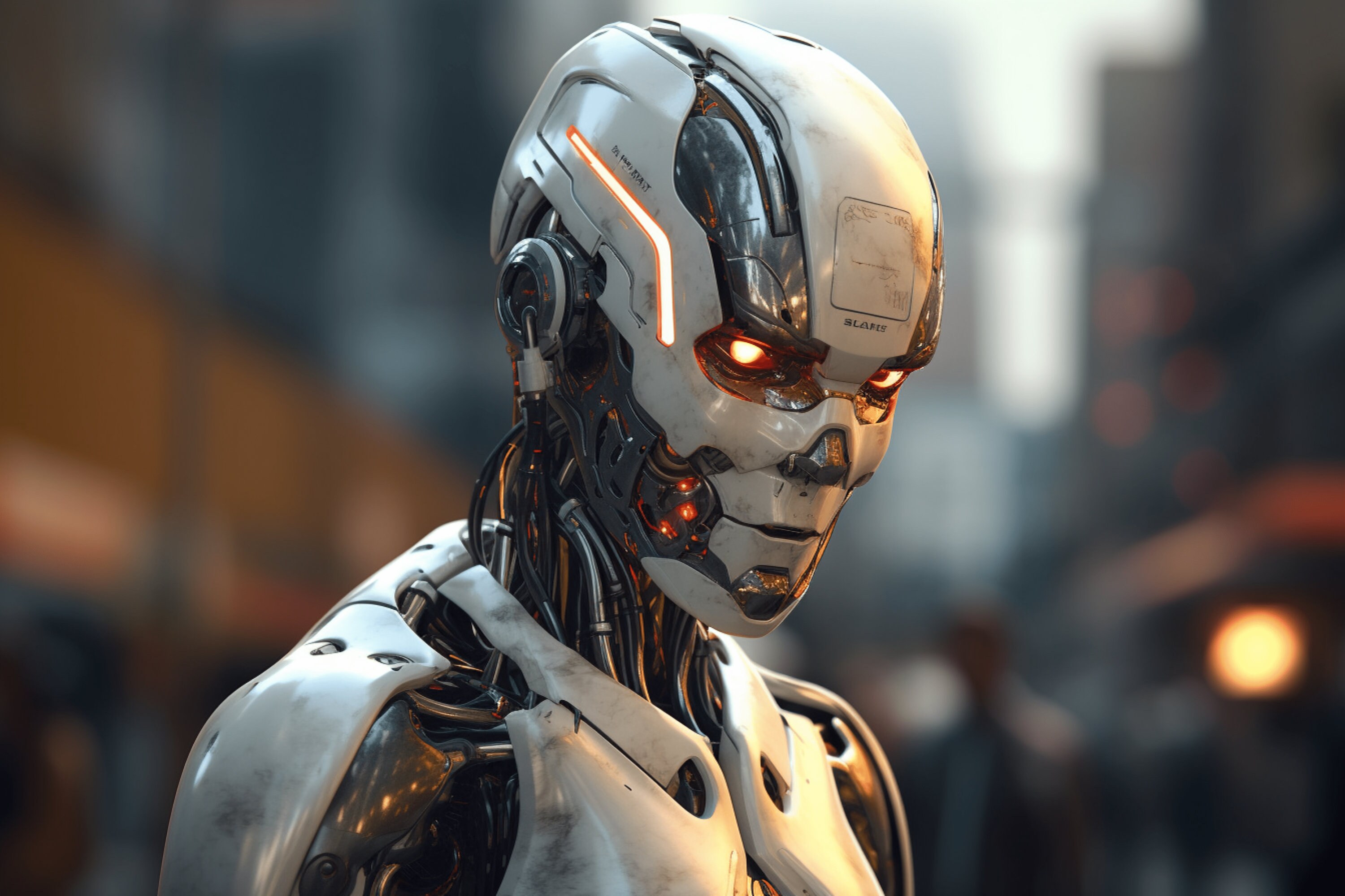 Futuristic Robot Digital Art Instant Download - Perfect for Sci-fi Fans ...
