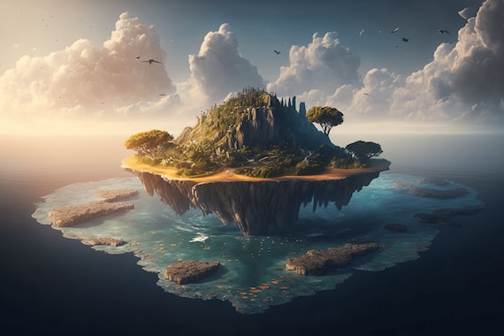 Floating Islands In The Sky