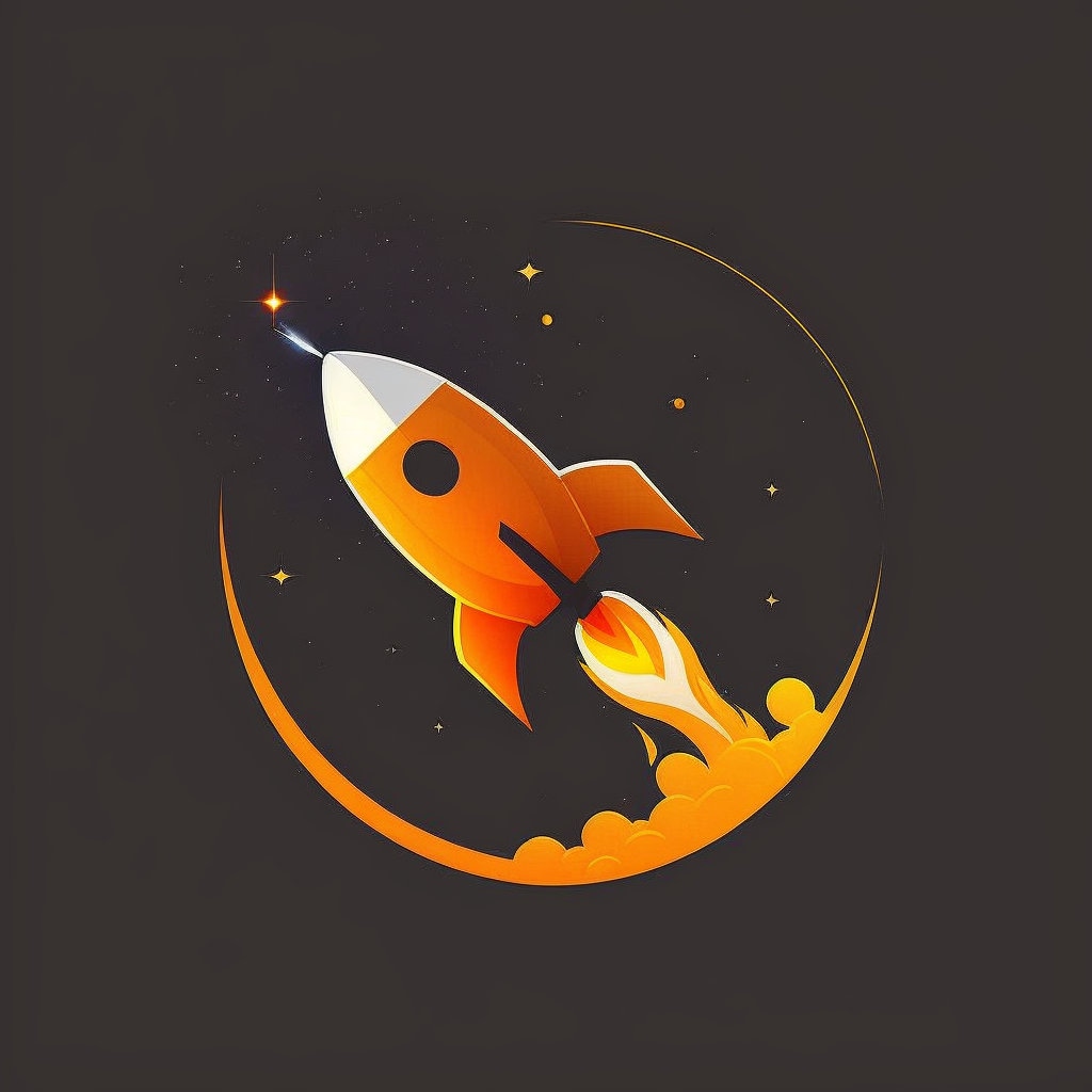 Minimalistic Rocket Digital Art - Instant Download - Etsy