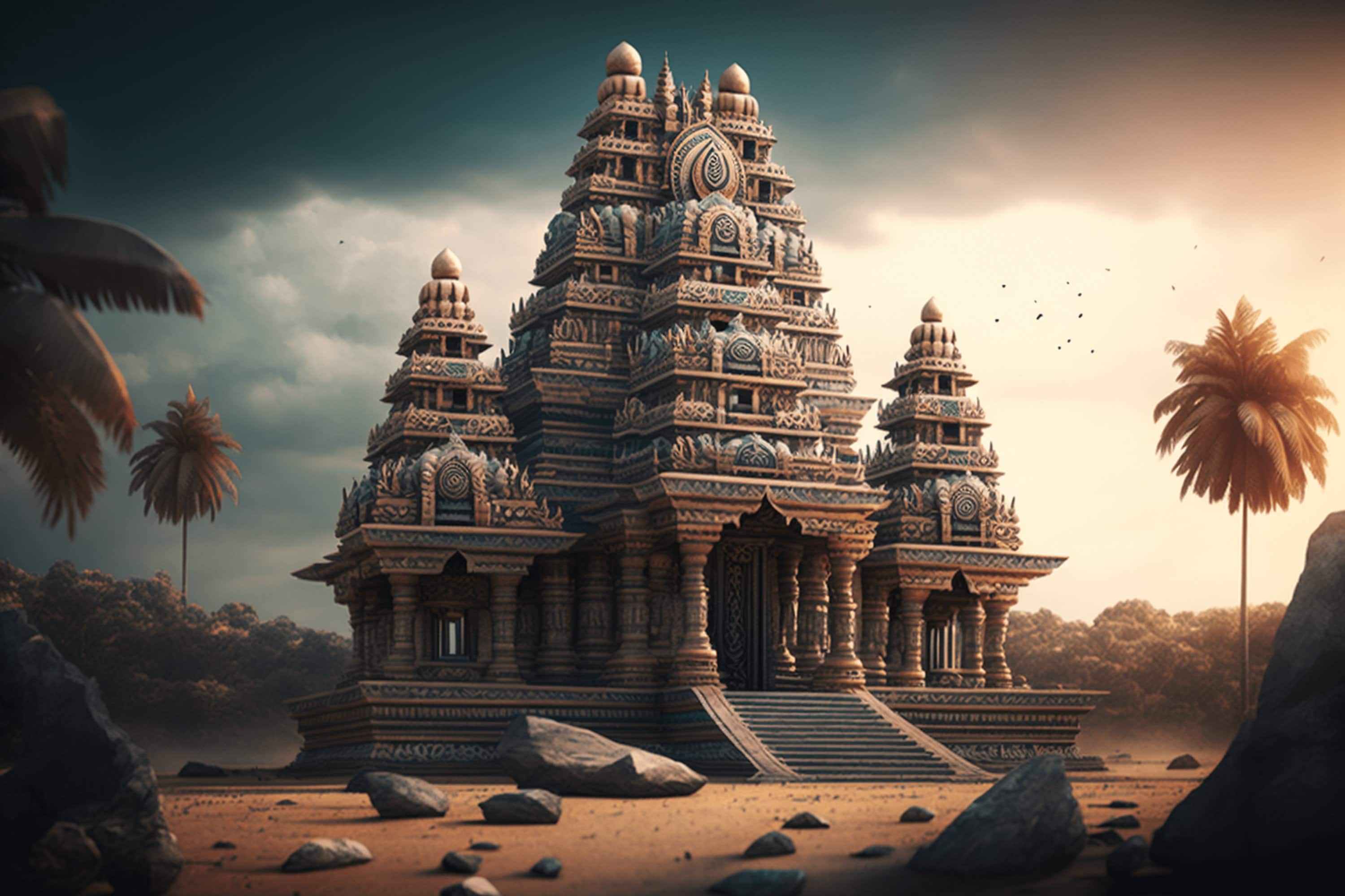 Artistic Hindu Temple Print: Instant Digital Download - Etsy