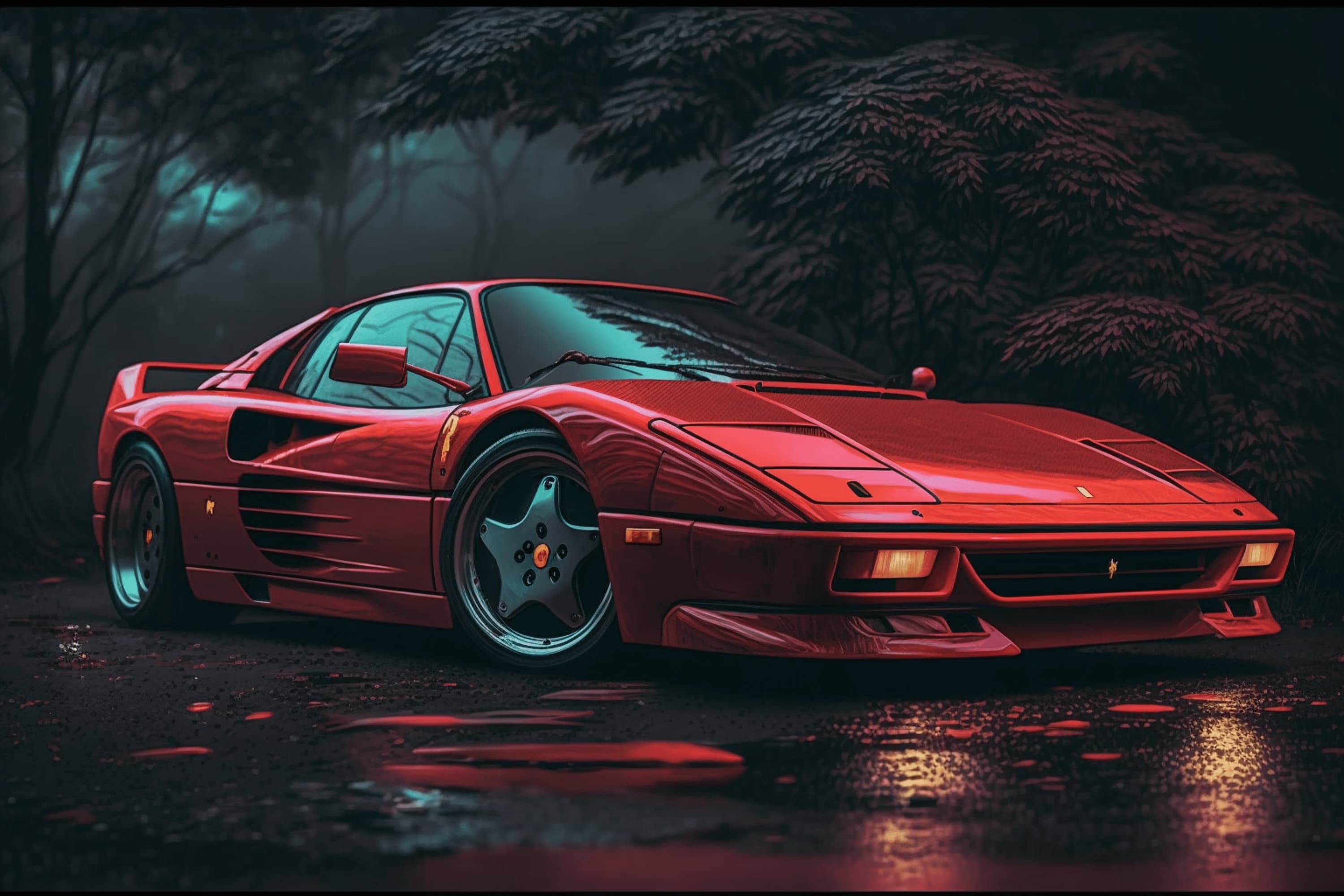 Vintage Ferrari Printable Art - Digital Download - Etsy