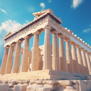 Captivating Greek Architecture Digital Wall Art - Instant Download for ...
