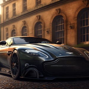 Aston Martin Sports Car Wall Art Digital Download - Etsy