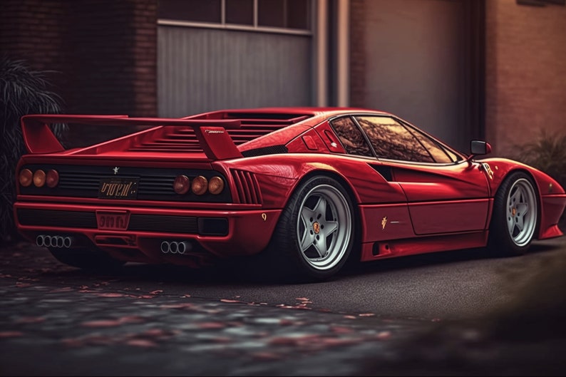 Vintage Ferrari Printable Art - Digital Download - Etsy