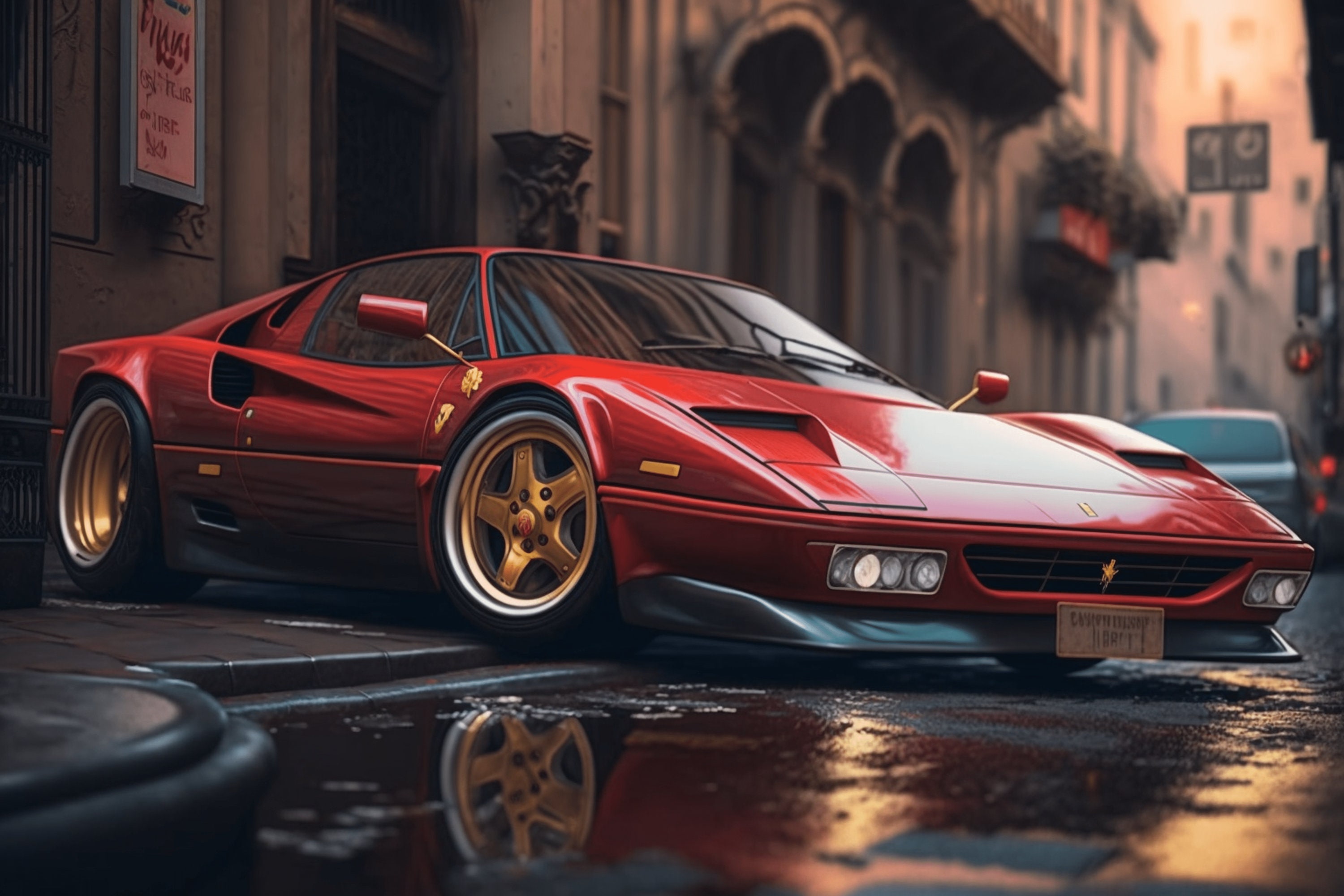 Vintage Ferrari Printable Art - Digital Download - Etsy