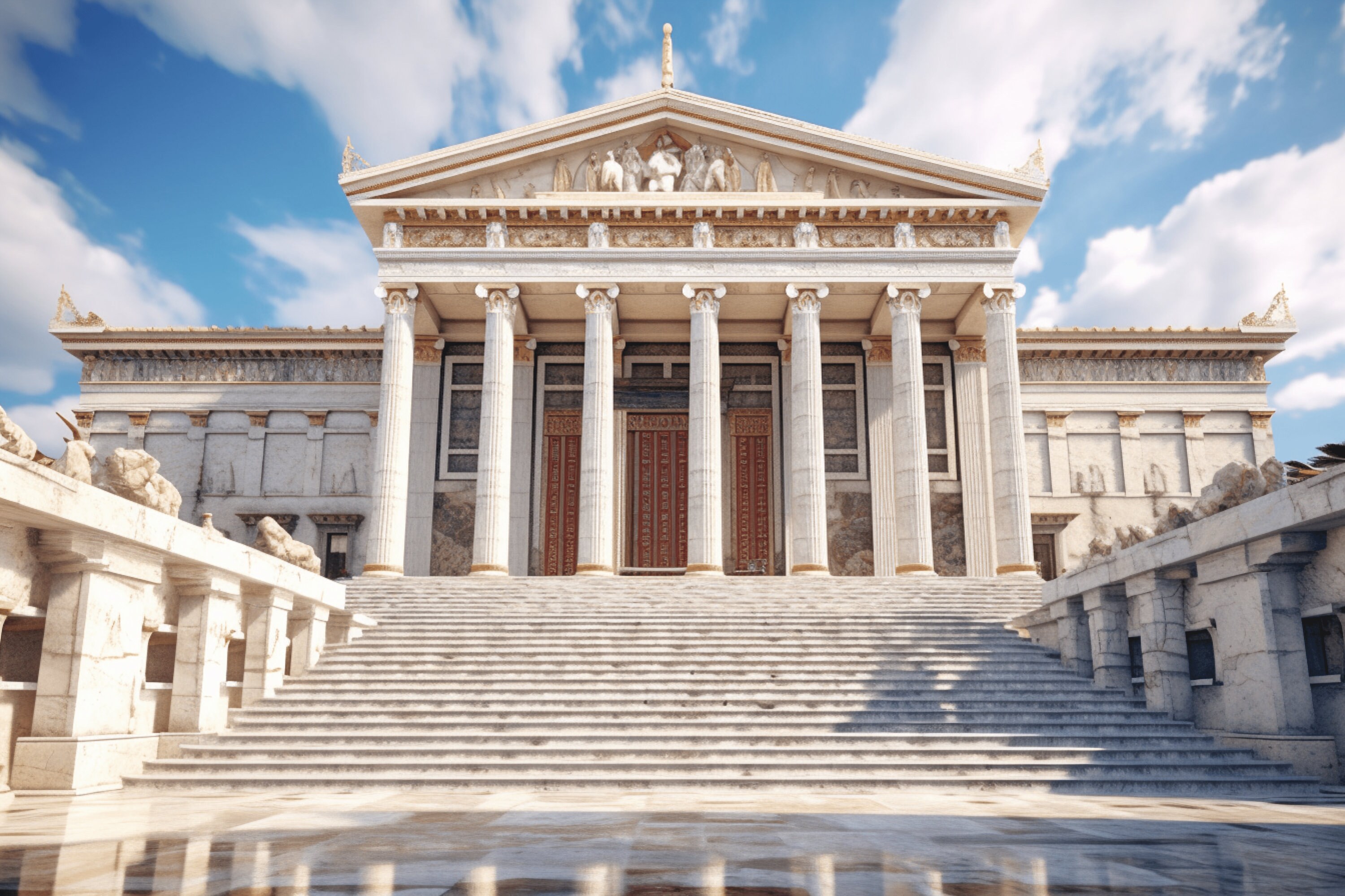 Captivating Greek Architecture Digital Wall Art - Instant Download for ...