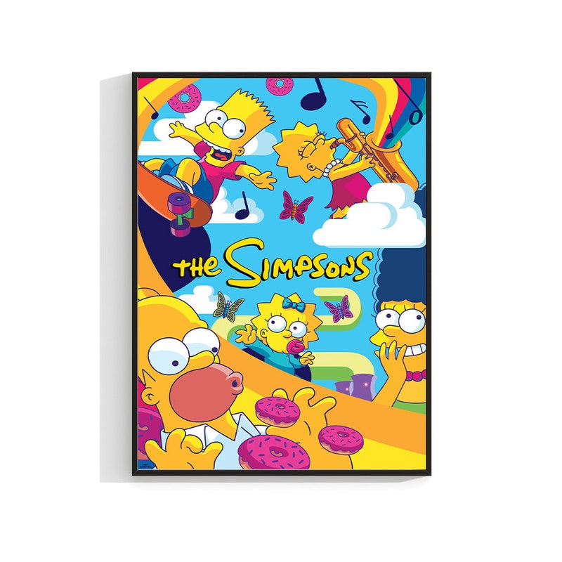 Simpsons Poster - Etsy UK
