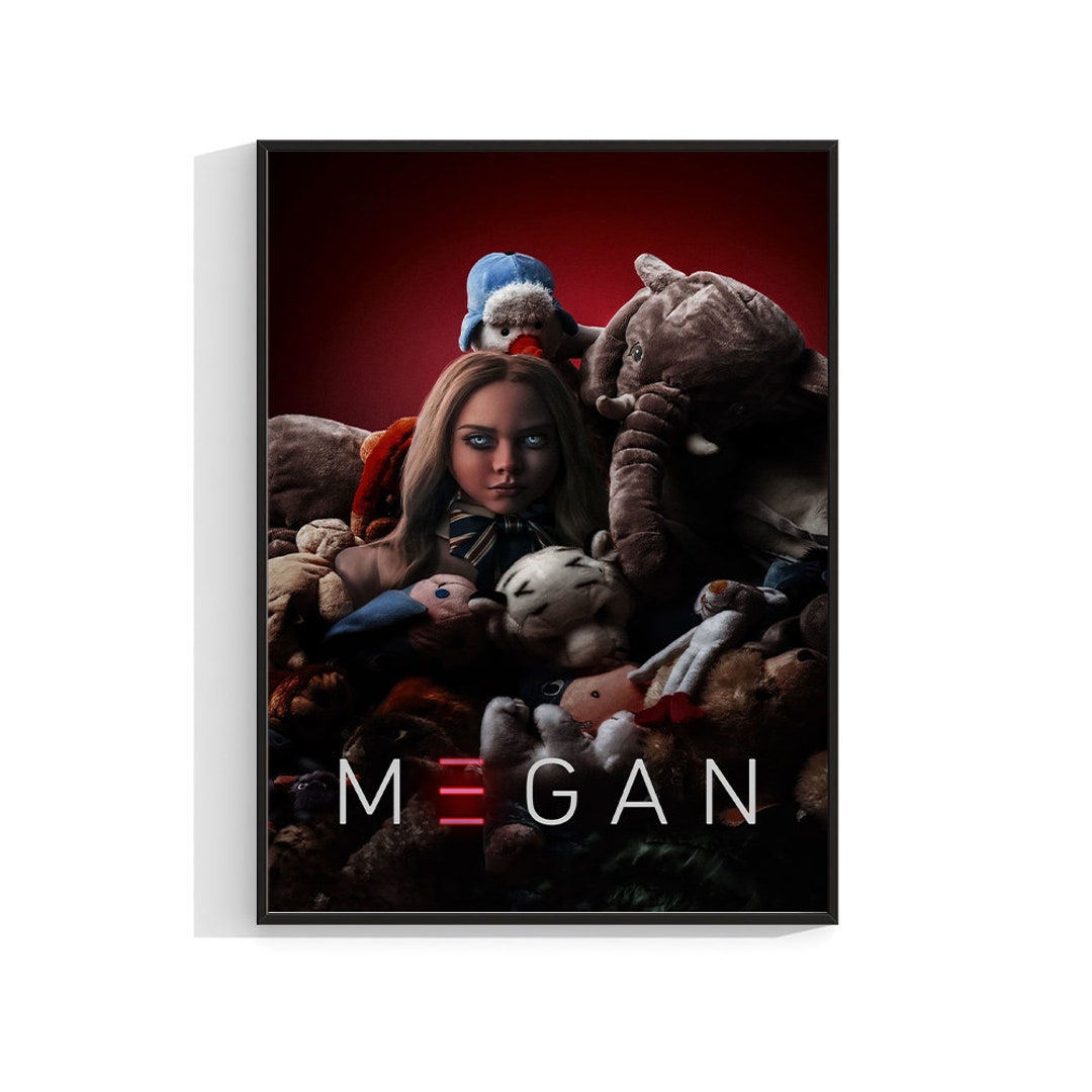 M3GAN Megan Horror Comedy Movie 2023 Poster Film Art A4 A3 A2 A1 Maxi ...