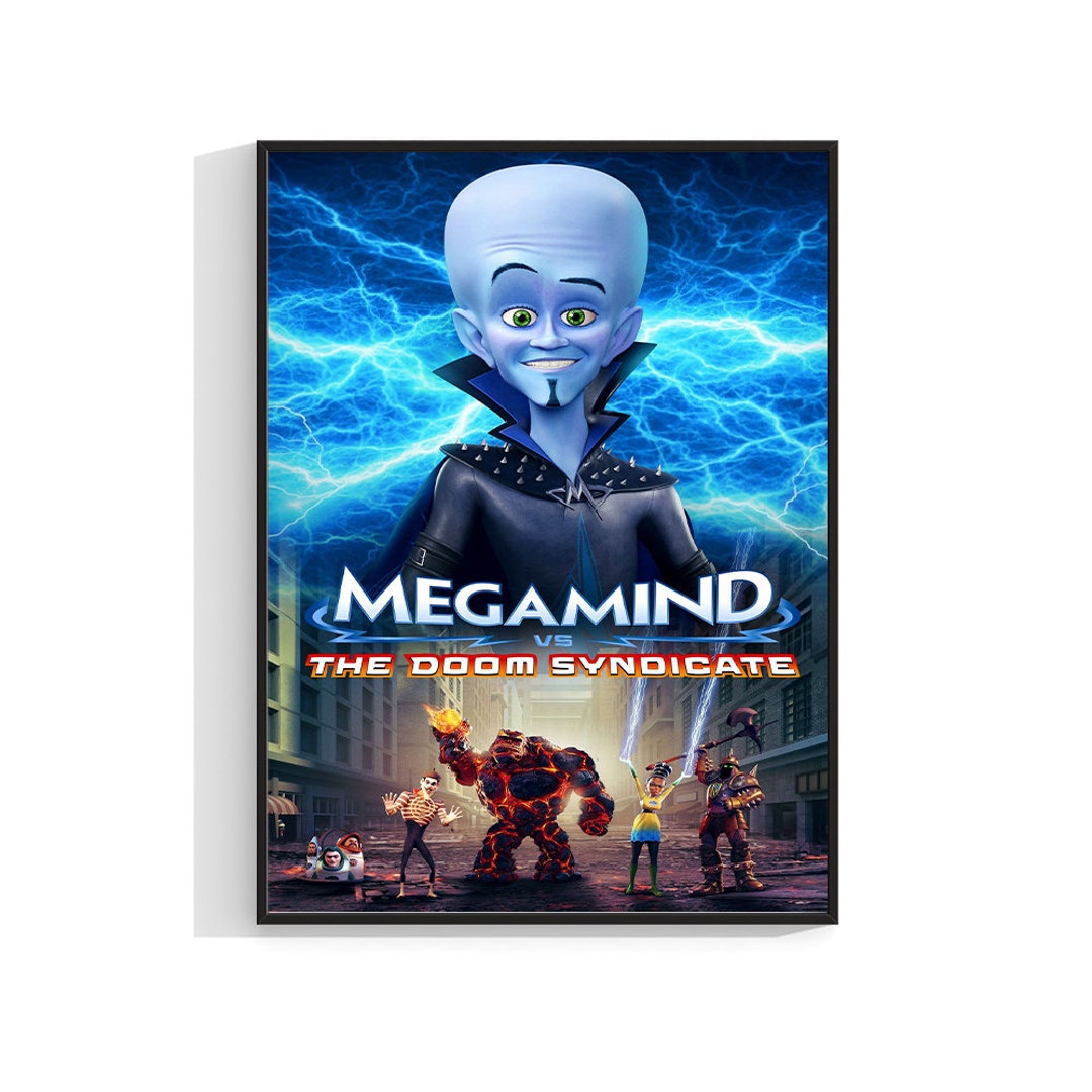 Megamind Vs the Doom Syndicate Movie 2024 Poster Print Film Art A4 A3 A2 A1 Maxi 2105 - Etsy
