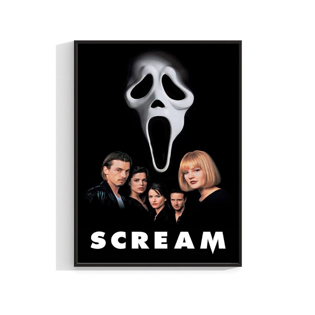 Scream 1996 Movie Poster Cinema Print Film Wall Art A5 A4 A3 A2 A1 MAXI ...