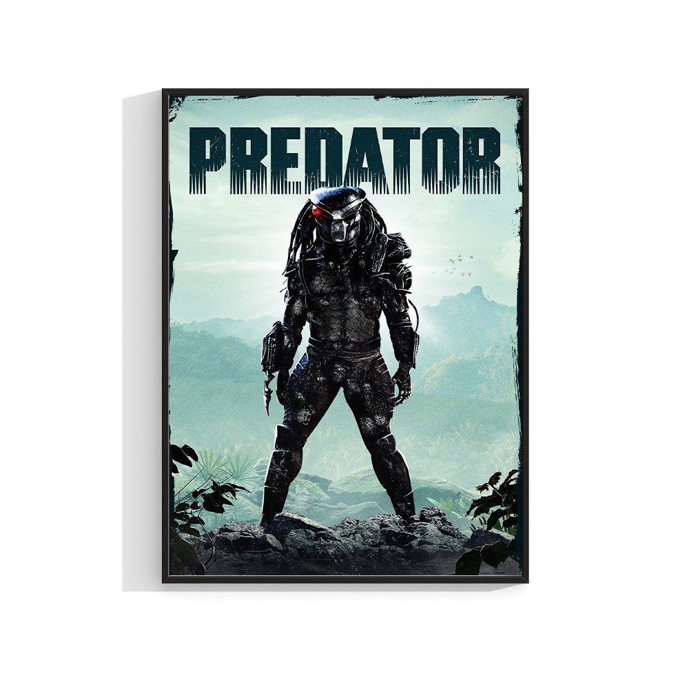 Predator 1987 Movie Poster Cinema Print Film Wall Art A5 A4 A3 A2 A1 ...