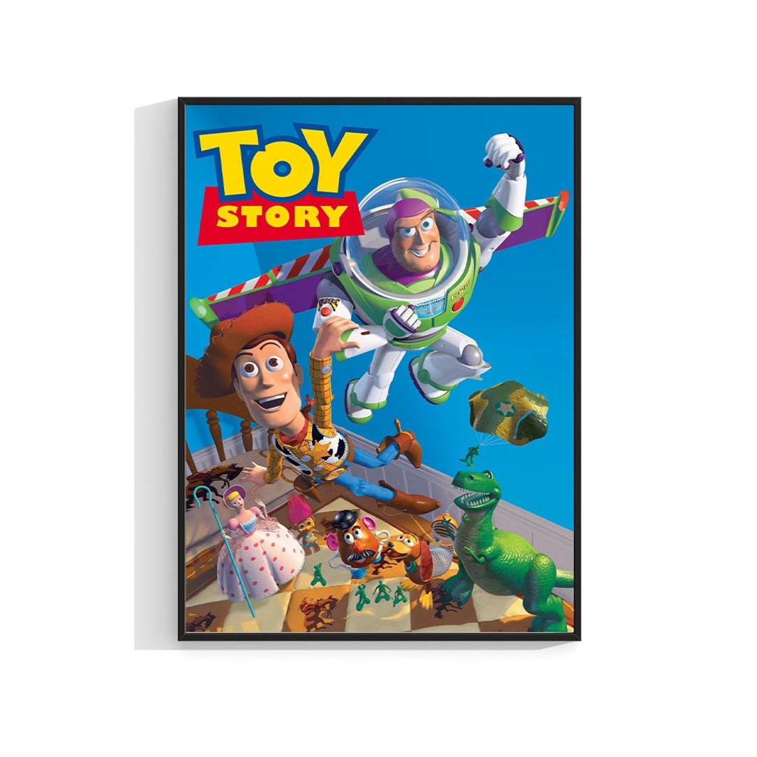 Toy Story 90S Vintage Movie Kids Poster Print Film A5 A4 A3 A2 A1 MAXI ...