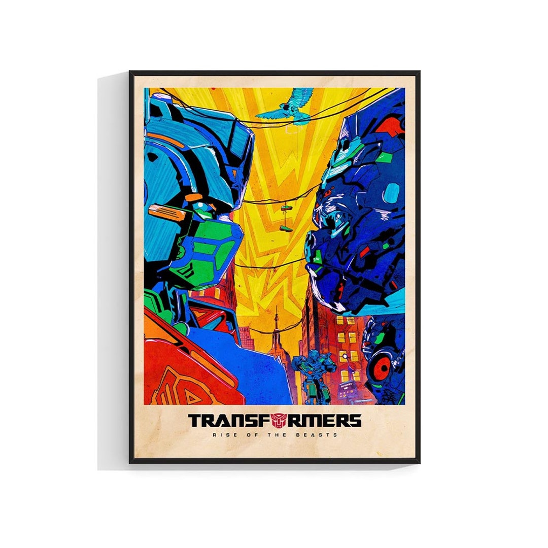 Transformers Rise of the Beasts 2023 New Movie Poster Cinema Print Film ...