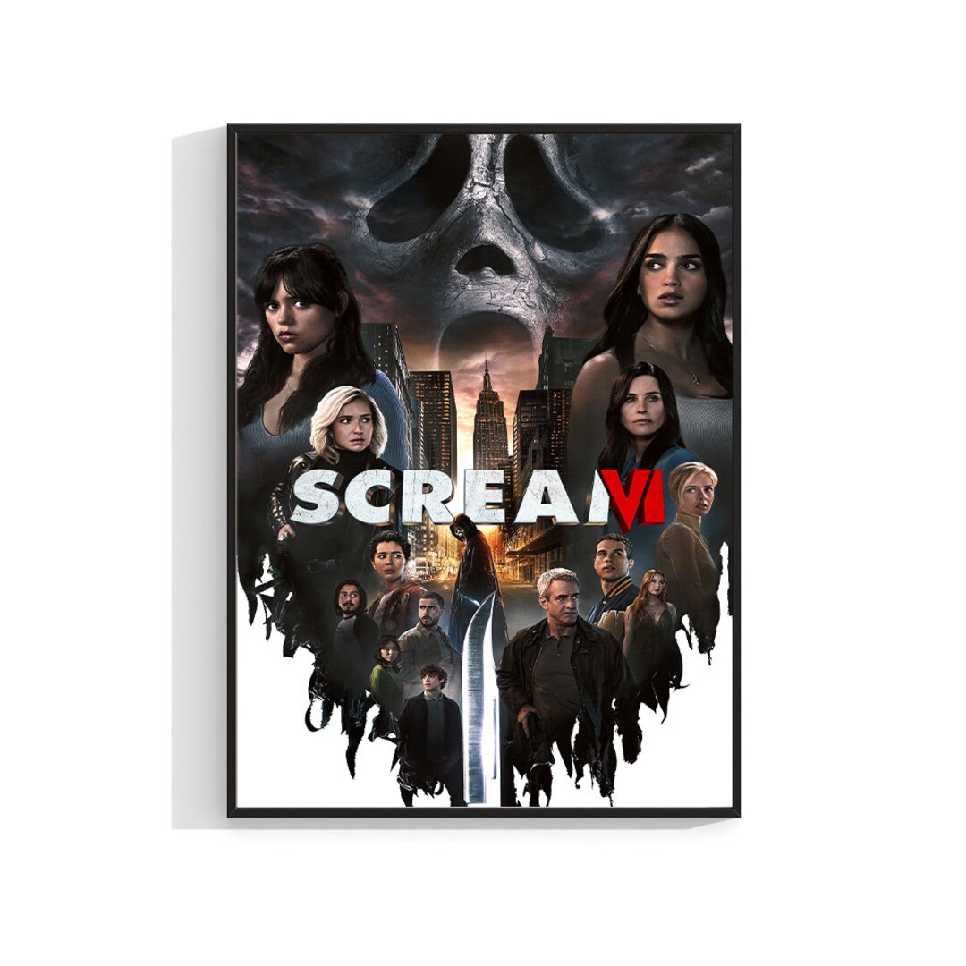 Scream 6 VI Tv Series Movie Poster Print Film Wall Art A4 A3 A2 A1 Maxi - Etsy