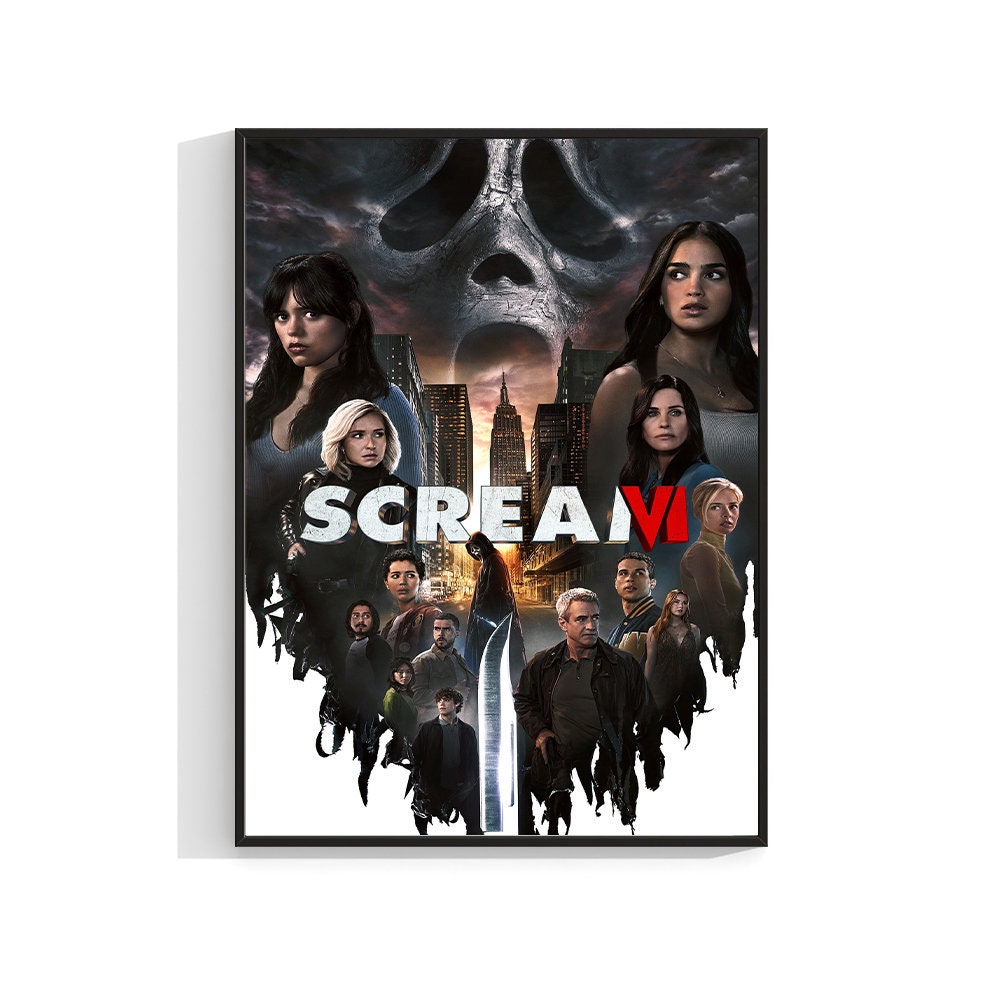 Scream 6 VI Tv Series Movie Poster Print Film Wall Art A4 A3 A2 A1 Maxi ...