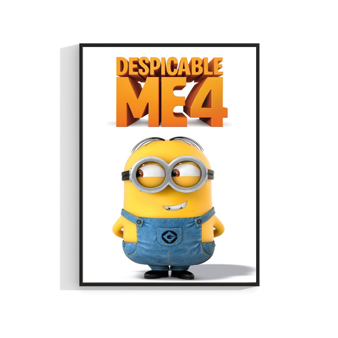 Despicable Me 4 Movie Poster 2024 Print Film Wall Art A5 A4 A3 A2 A1 ...