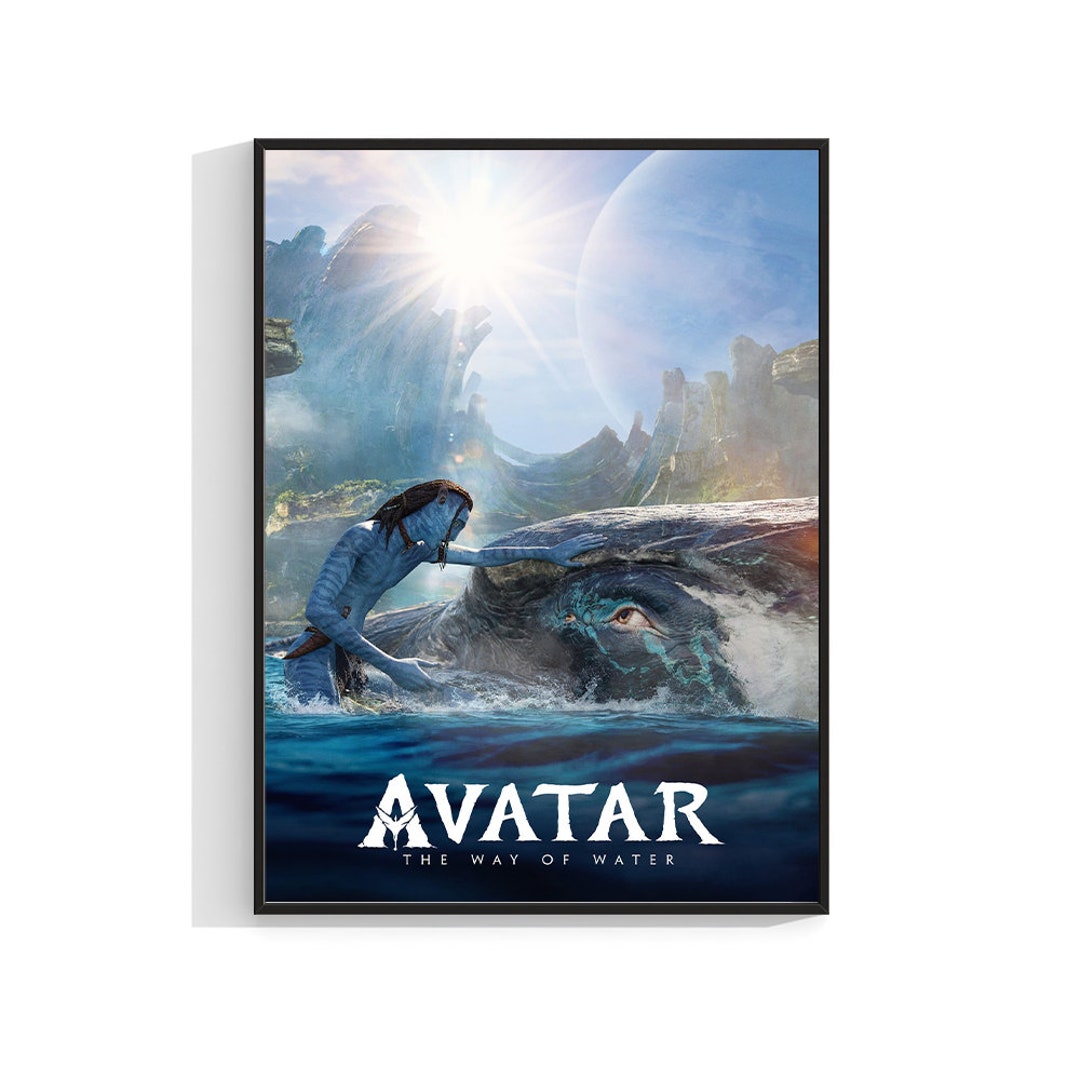 Avatar the Way of Water Movie Poster 2022 Print Film Wall A4 A3 A2 A1 ...