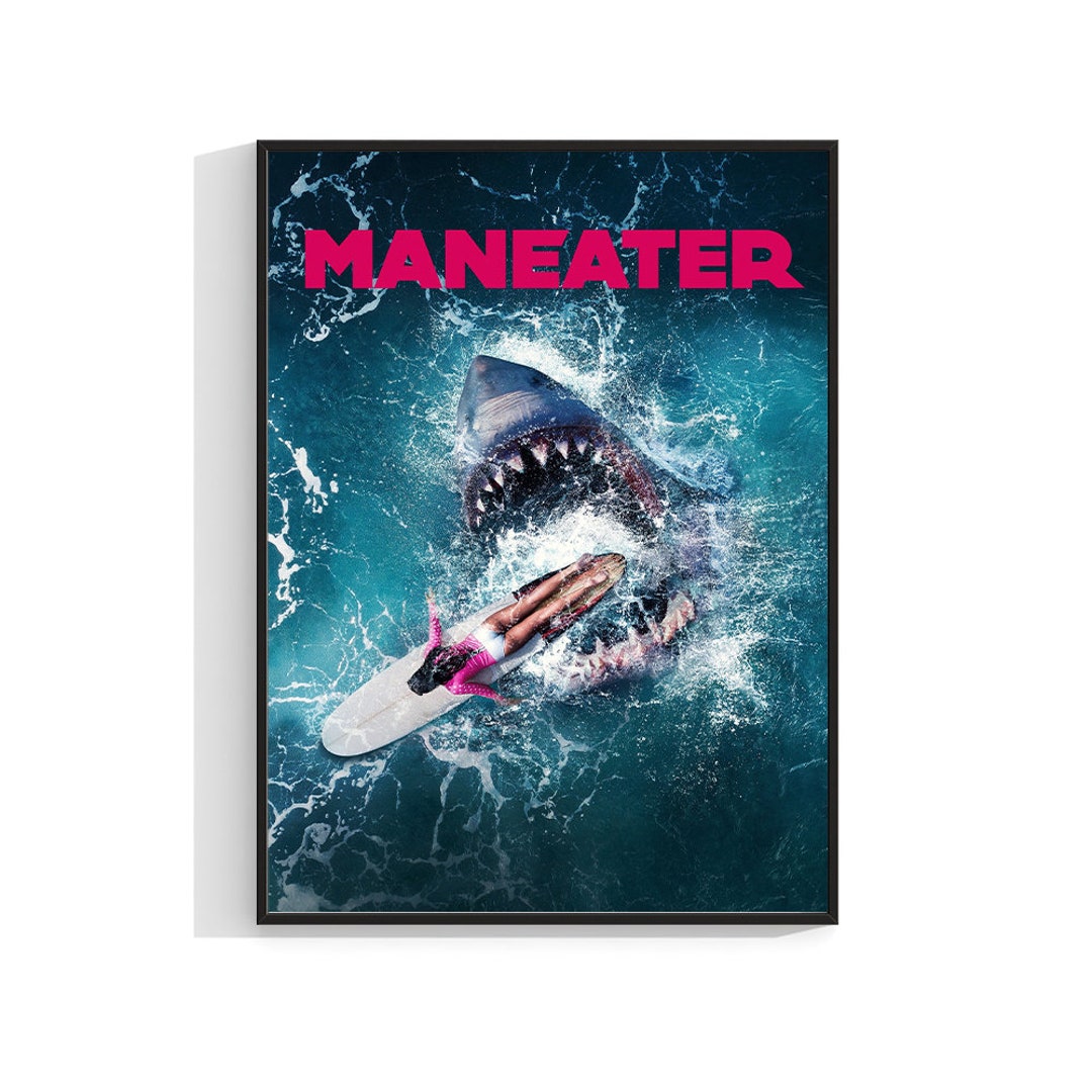 Maneater Movie Poster 2022 Art Print Film A4 A3 A2 A1 Maxi - Etsy