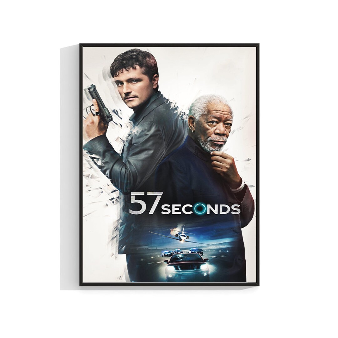 57 Seconds 2023 New Movie Poster Cinema Print Film A5 A4 A3 A2 A1 MAXI ...