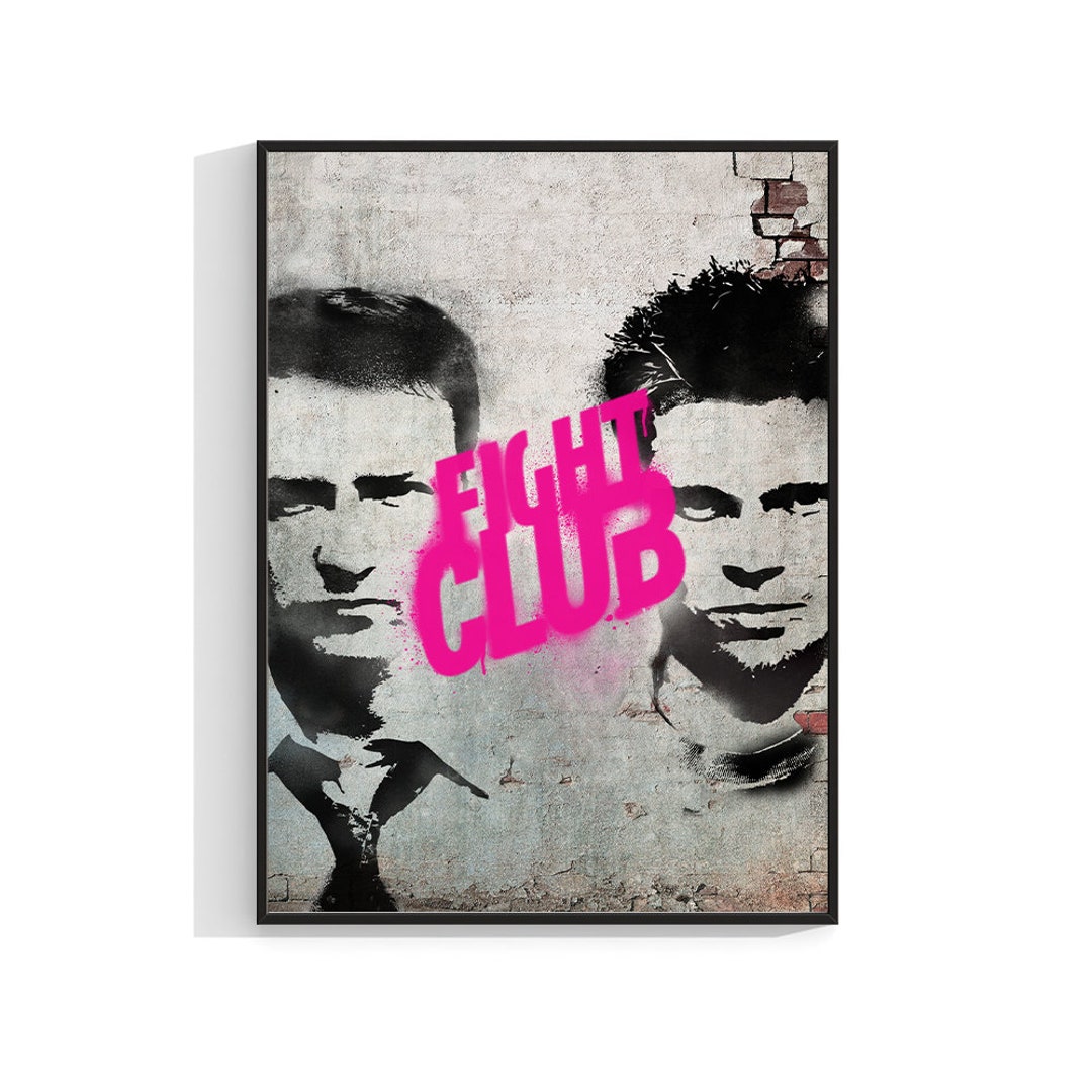 Fight Club 90S Vintage Poster Print Film A5 A4 A3 A2 A1 MAXI- 1822 - Etsy
