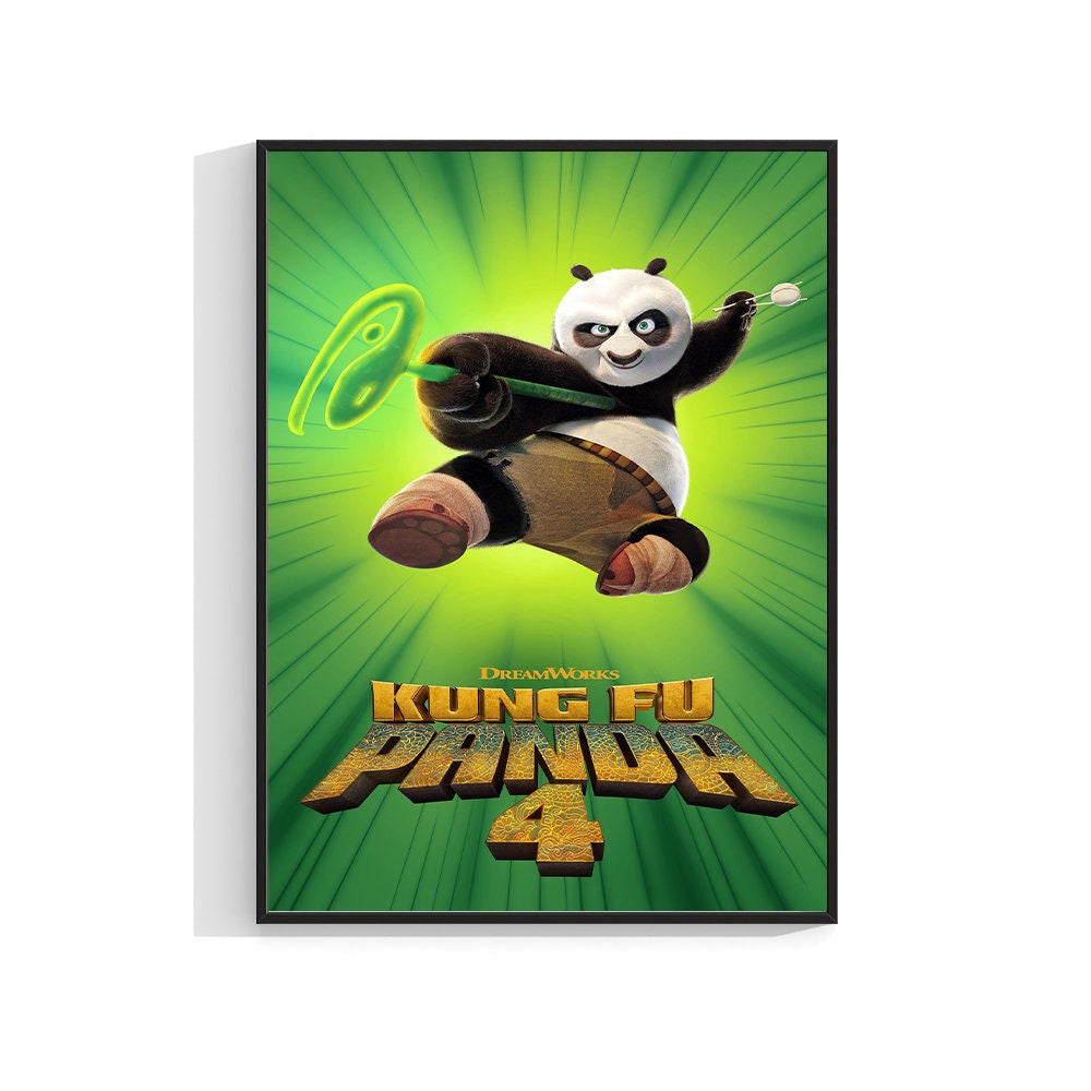 Kung Fu Panda 4 Movie 2024 Poster, Kung Fu Panda Poster sold by Antique Gunfighter | SKU 4432493 ...