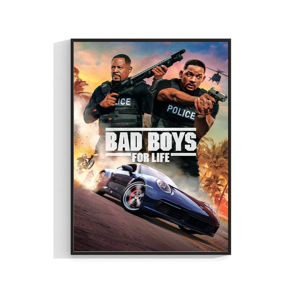 Bad Boys for Life Tv Series Movie Poster Print Film Wall Art A4 A3 A2 ...