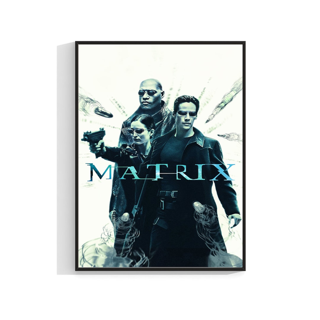 The Matrix Movie 1999 Poster Vintage 90s Film Print A5 A4 A3 A2 A1 MAXI ...