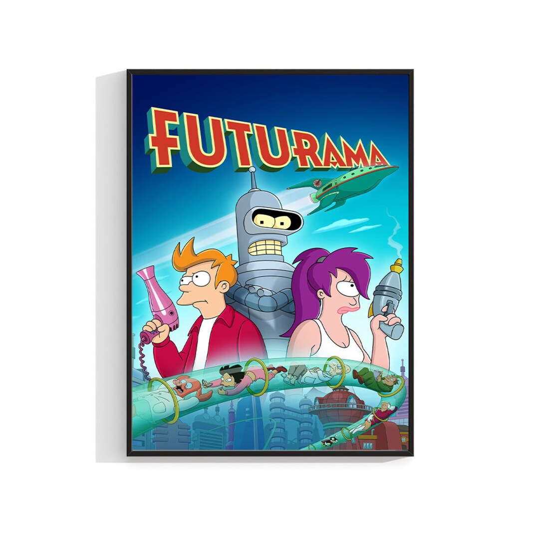Futurama TV Series Movie 90sposter Print Film Wall A4 A3 A2 A1 Maxi ...