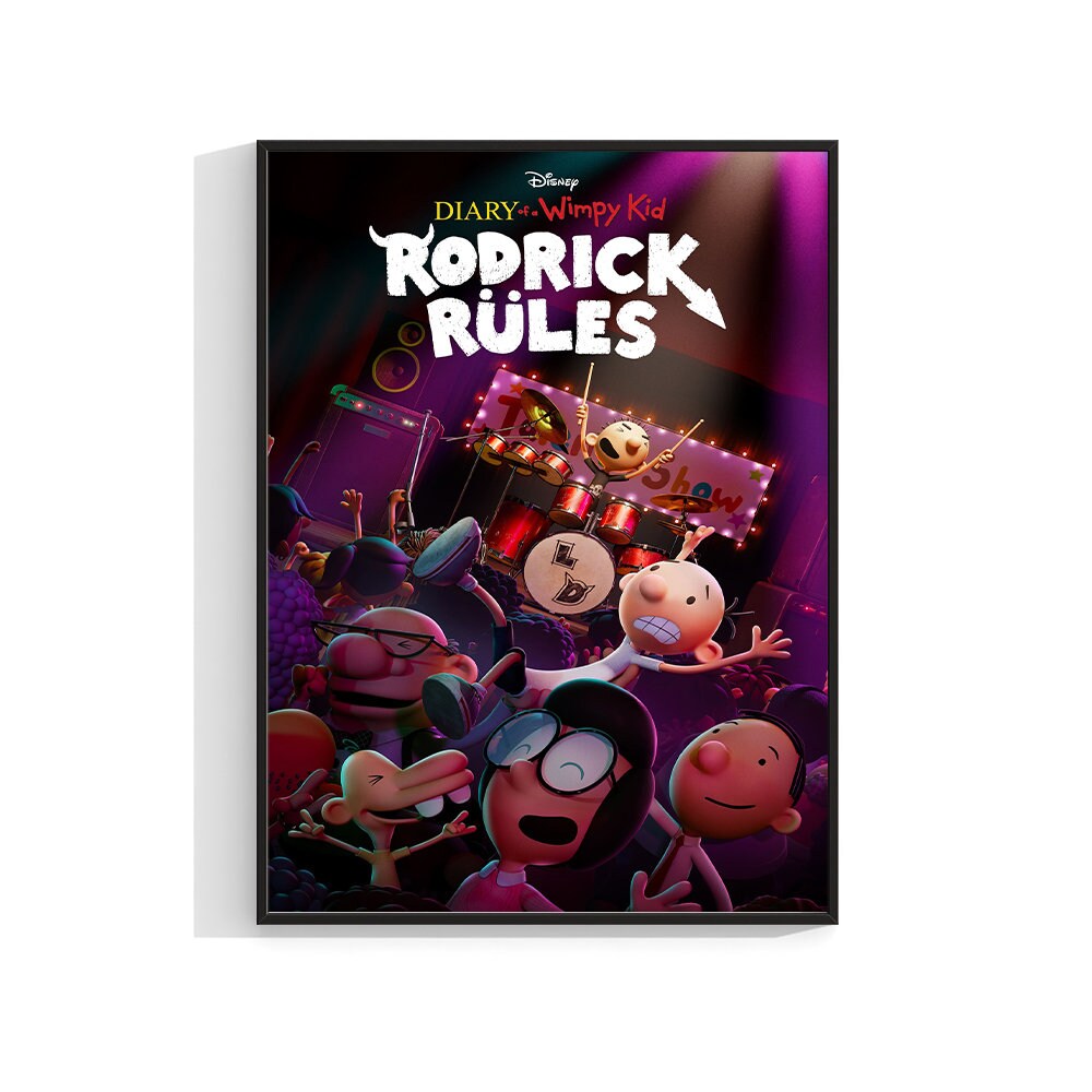 Diary of a Wimpy Kid Rodrick Rules Movie Poster 2022 Film Art A4 A3 A2 ...