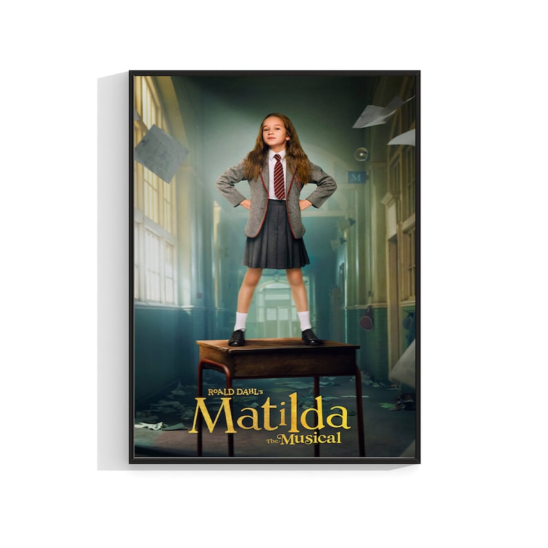 Matilda the Musical Movie Poster 2022 Print Film Wall A4 A3 A2 A1 Maxi ...