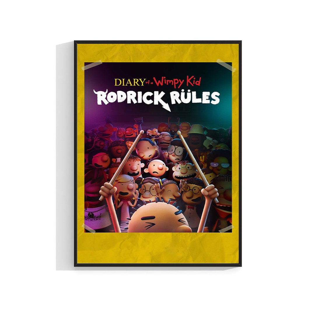 Diary of a Wimpy Kid Rodrick Rules Movie Poster 2022 Film Art A4 A3 A2 ...
