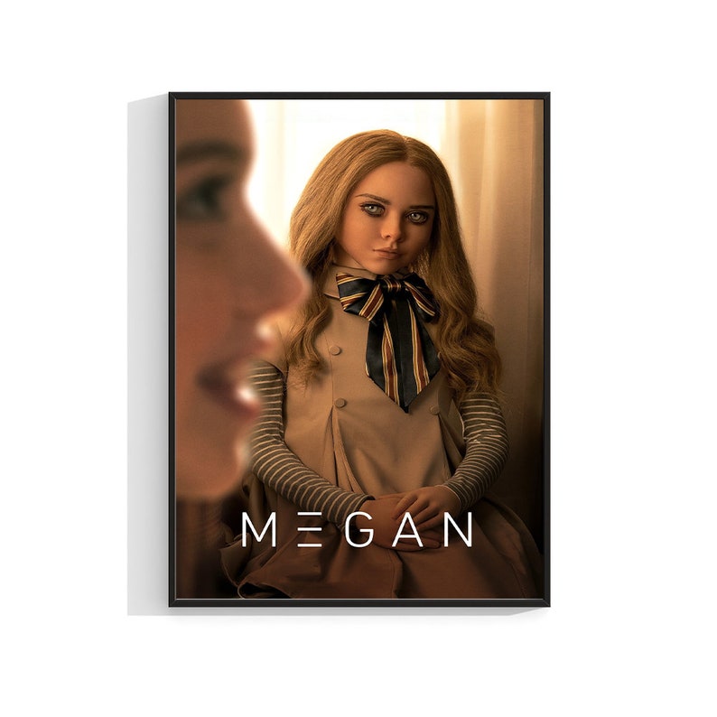 M3GAN Megan Horror Comedy Movie 2023 Poster Film Art A4 A3 A2 A1 Maxi ...
